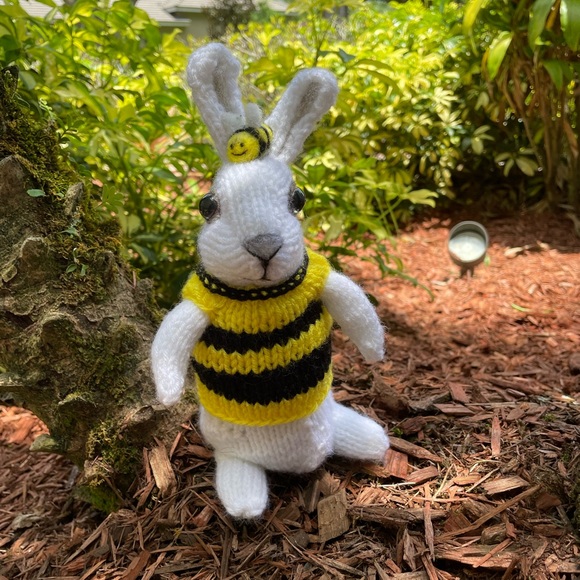 Hand Crafted | Other | Hand Crafted Knit And Needle Felted Honey Bee ...
